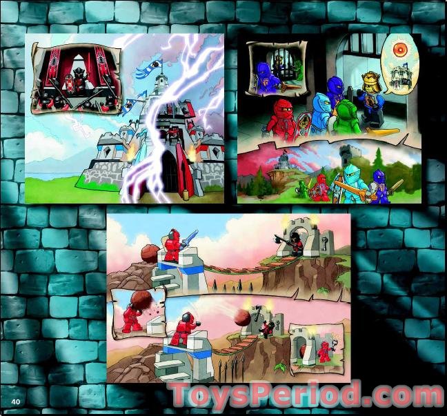 LEGO 8800 Vladek's Siege Engine Instructions and Parts List