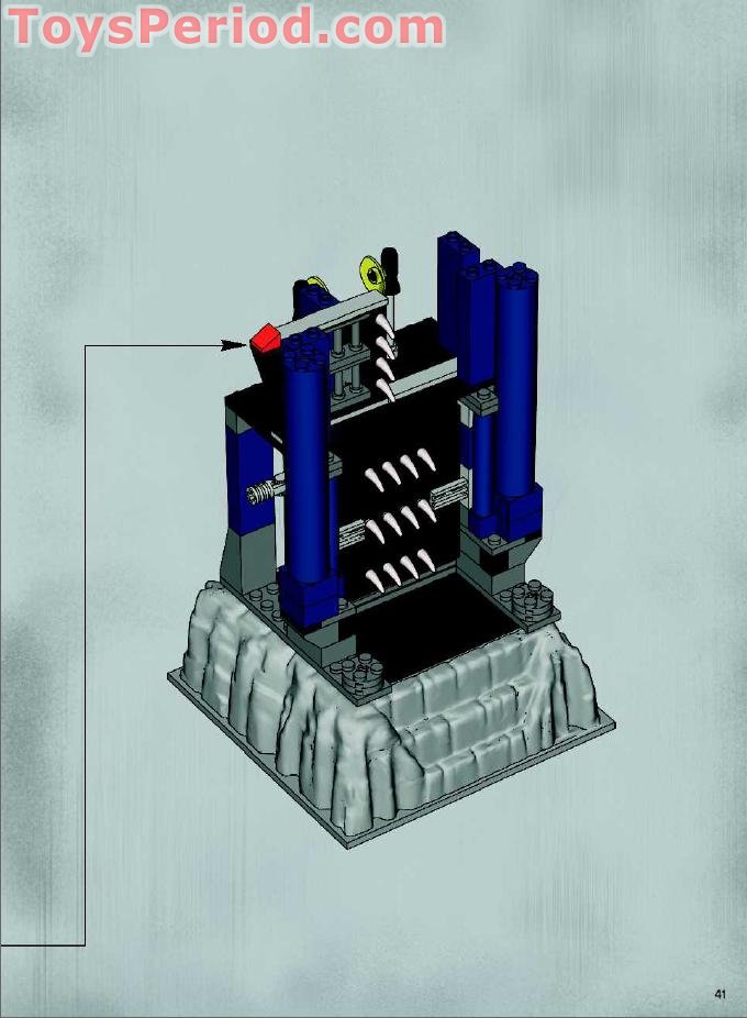 LEGO 8894 Piraka Stronghold Instructions and Parts List