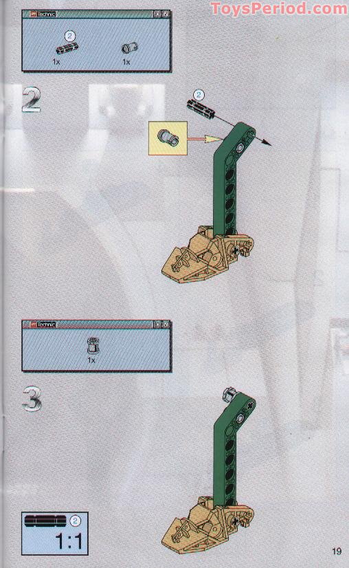 LEGO 8000 Pit Droid Instructions and Parts List