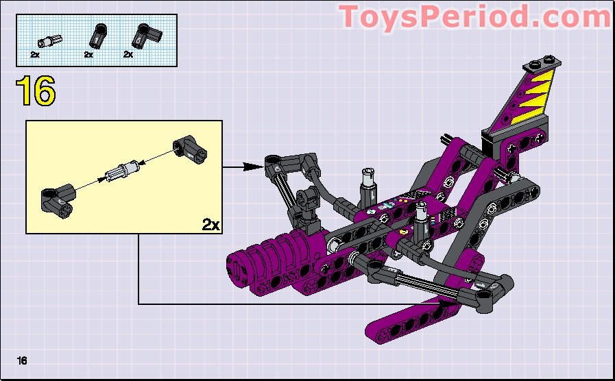 LEGO 8268 Scorpion Attack Instructions and Parts List