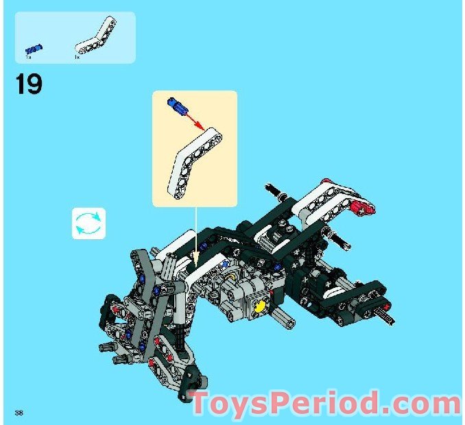 LEGO 8262 Quad Bike Instructions and Parts List