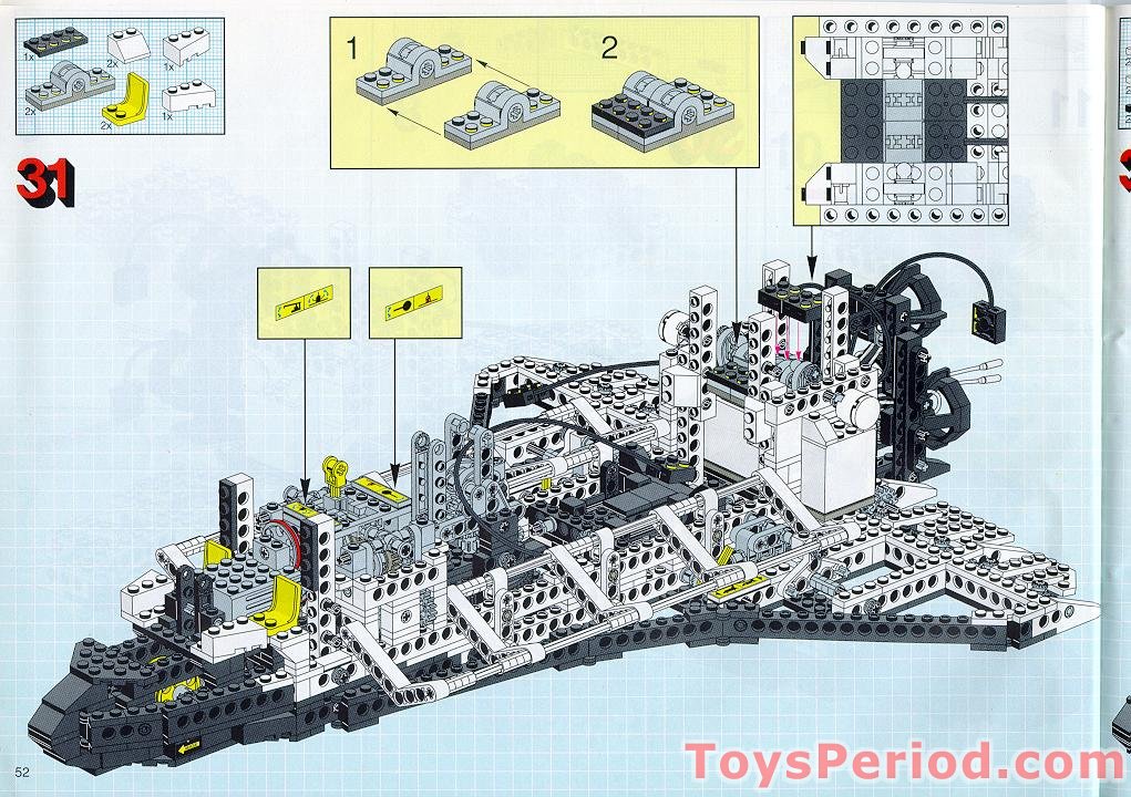 LEGO 8480 Space Shuttle Instructions and Parts List