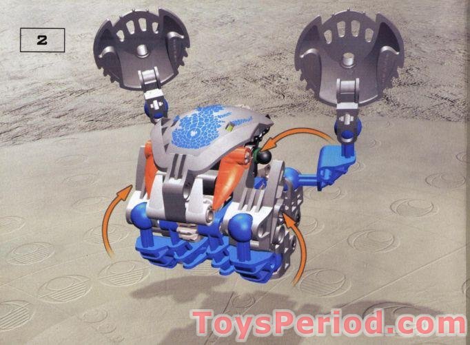 LEGO 8578 Gahlok-Kal Instructions and Parts List