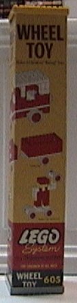 LEGO 605-4 Wheel Toy Instructions and Parts List