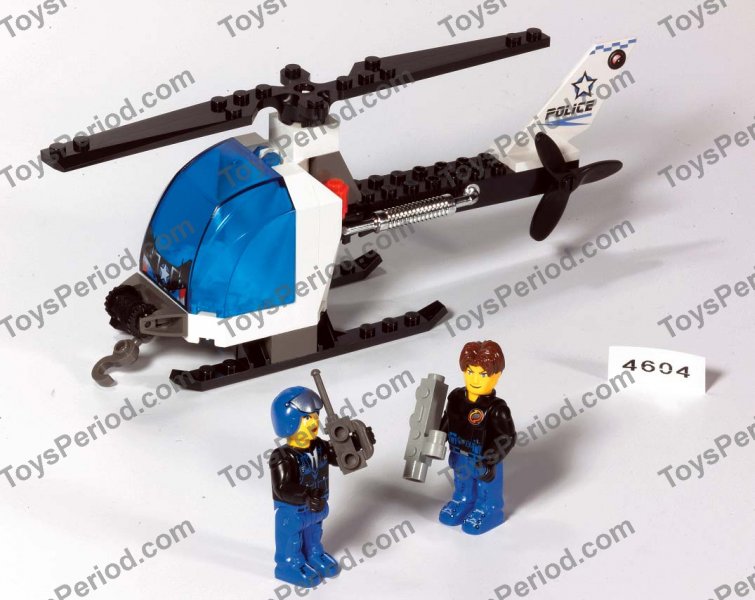 LEGO 4604 Police Copter Set Parts List