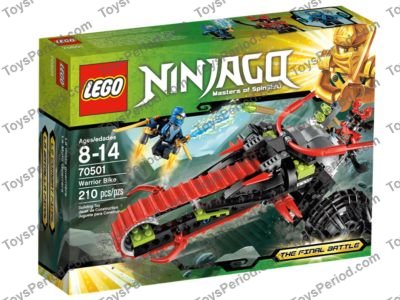 LEGO 70501 Warrior Bike Instructions and Parts List