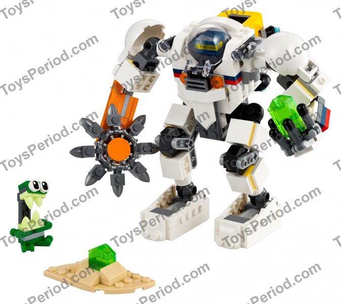 LEGO 31115 Space Mining Mech Set Parts List