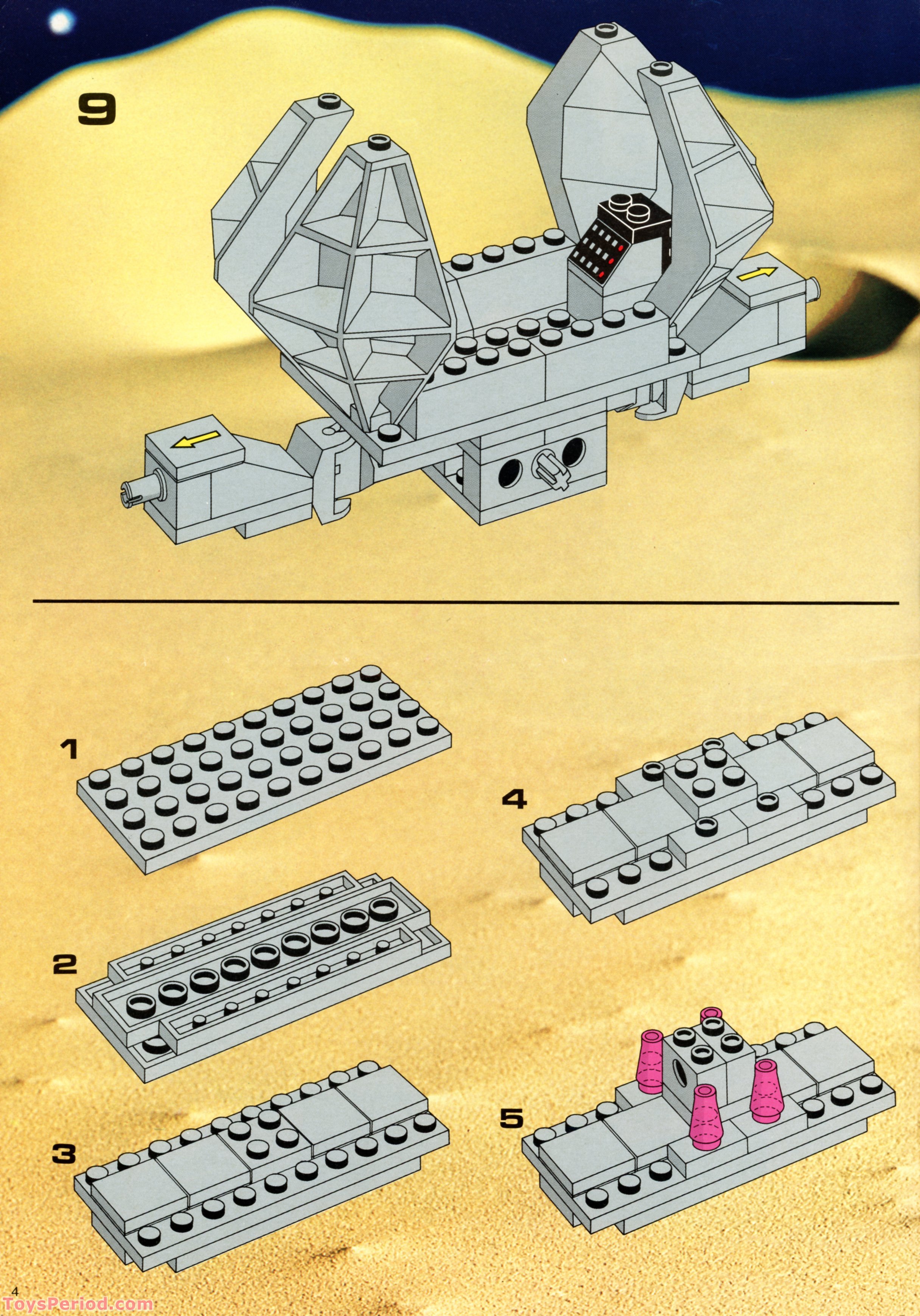 LEGO 6952 Solar Power Transporter Instructions and Parts List