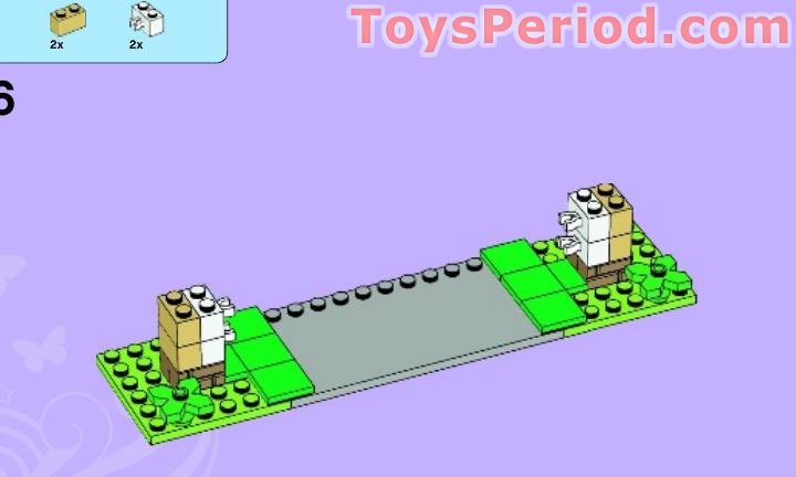 LEGO 3185 Summer Riding Camp Instructions and Parts List