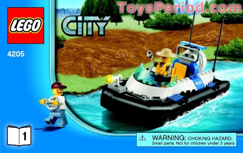 LEGO 4205 Off-road Command Center Instructions and Parts List