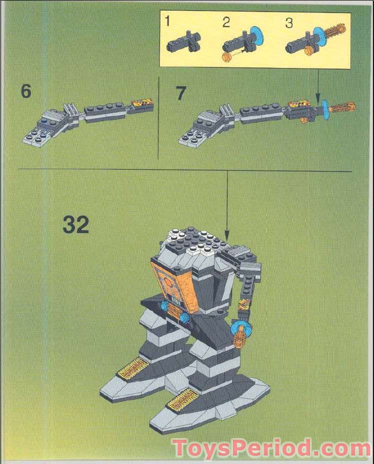 LEGO 2153 Robo Stalker Instructions and Parts List