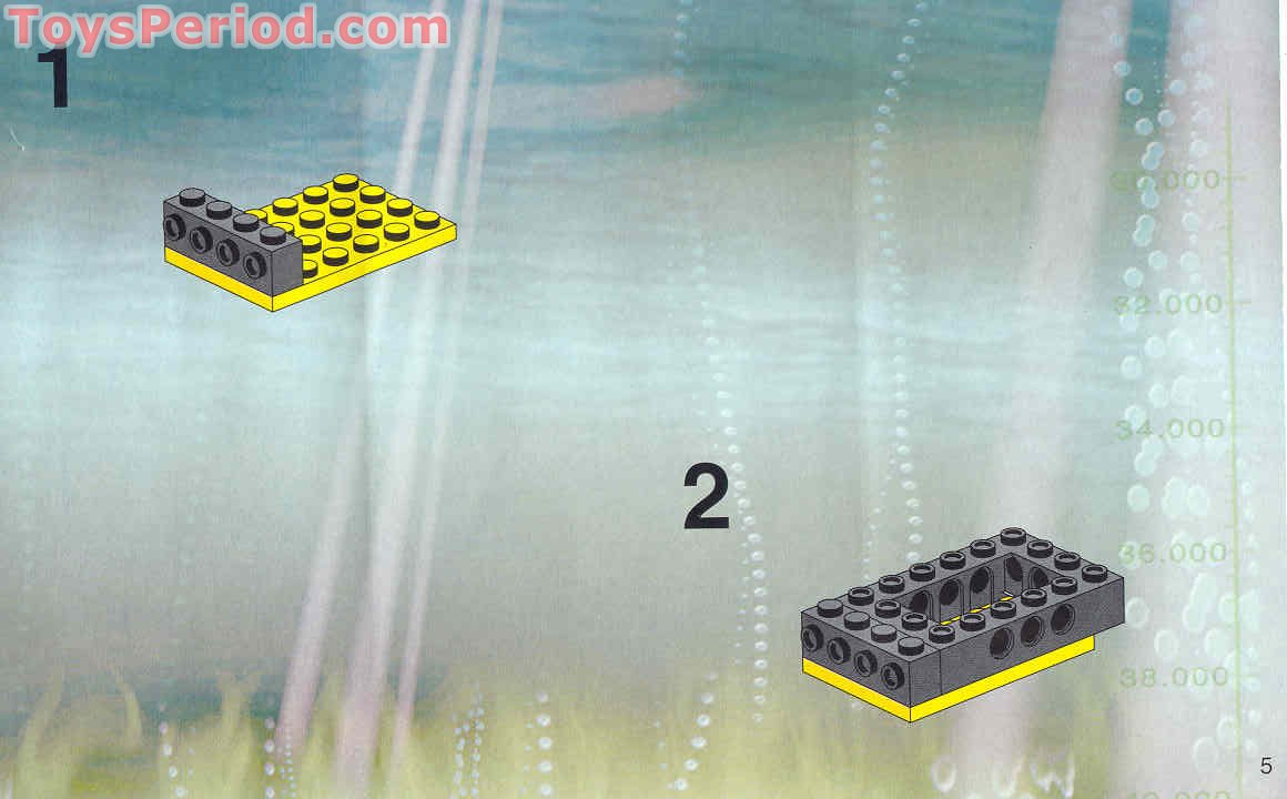 LEGO 4791 Alpha Team Sub-Surface Scooter Instructions and Parts List