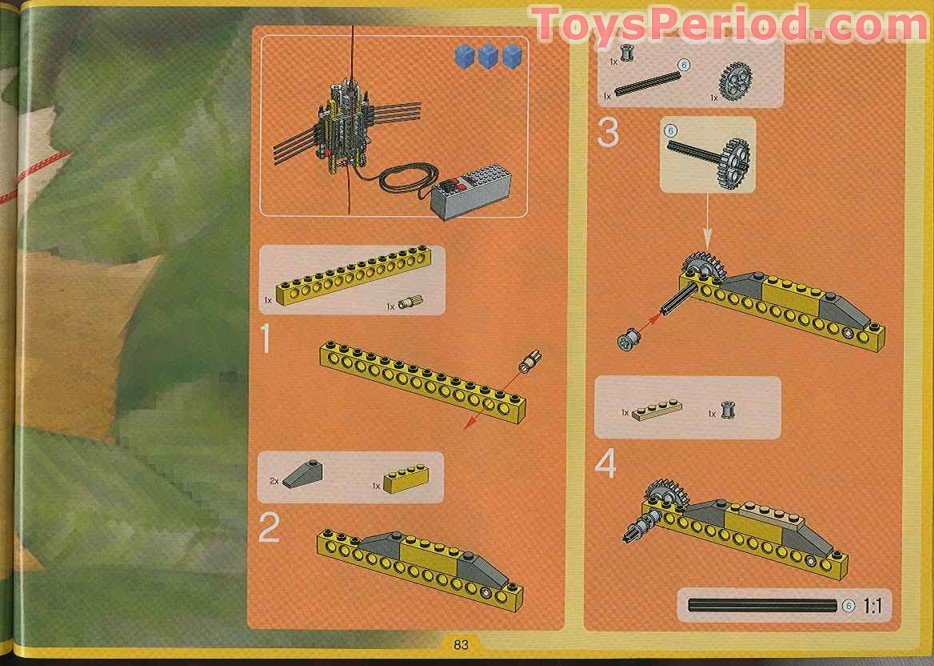LEGO 4094 Motor Movers Instructions and Parts List