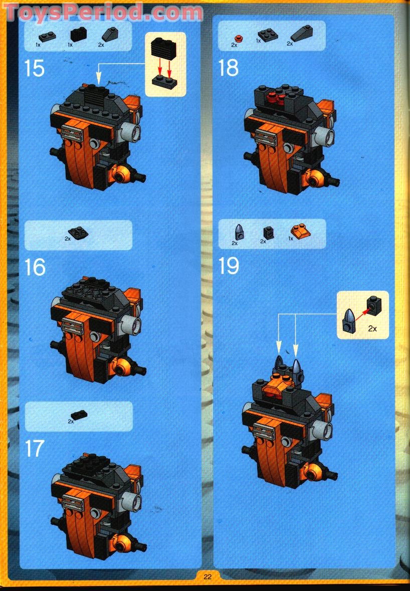 LEGO 4508 Titan Xp Instructions and Parts List