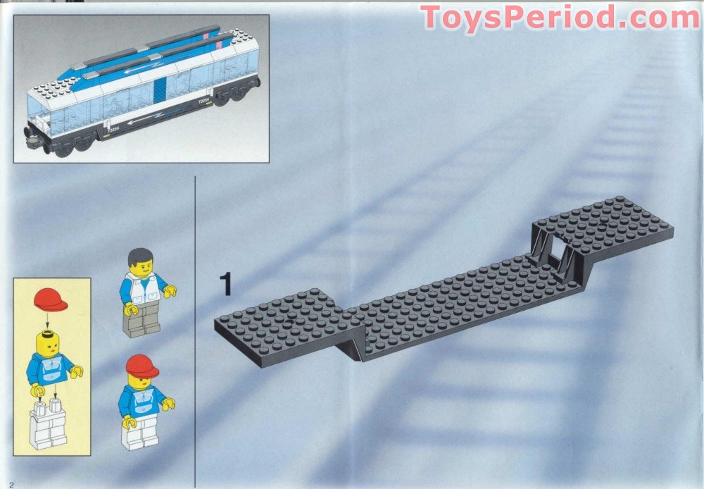 LEGO 4560 Railway Express Instructions and Parts List