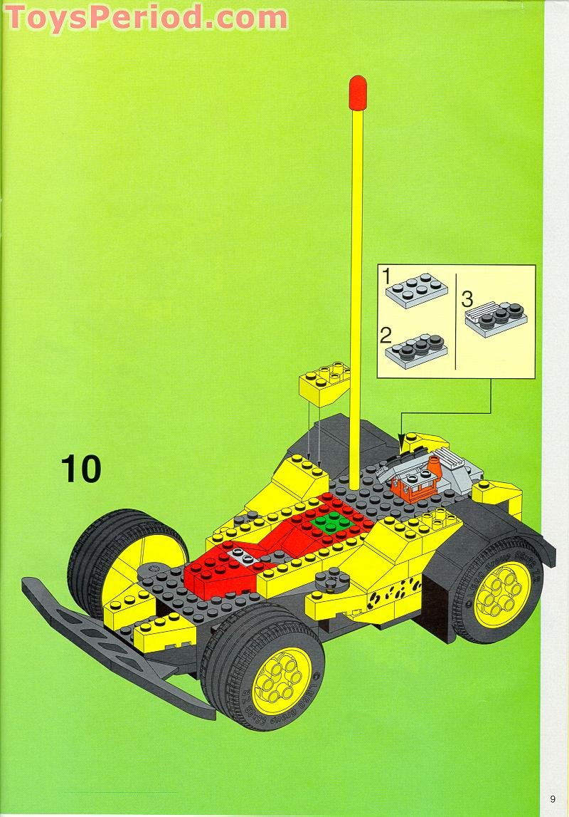 LEGO 5600 Radio Control Racer Instructions and Parts List