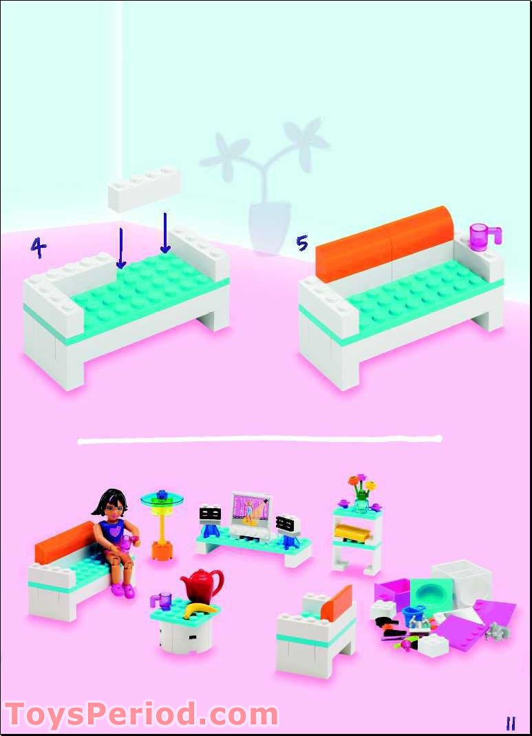 LEGO 5943 Interior Designer Instructions and Parts List