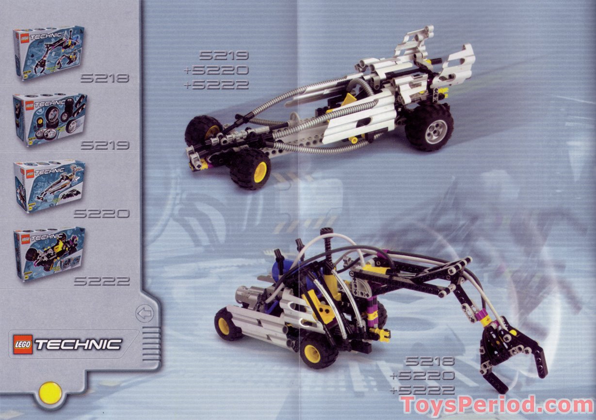 LEGO 5220 Styling Pack Instructions and Parts List