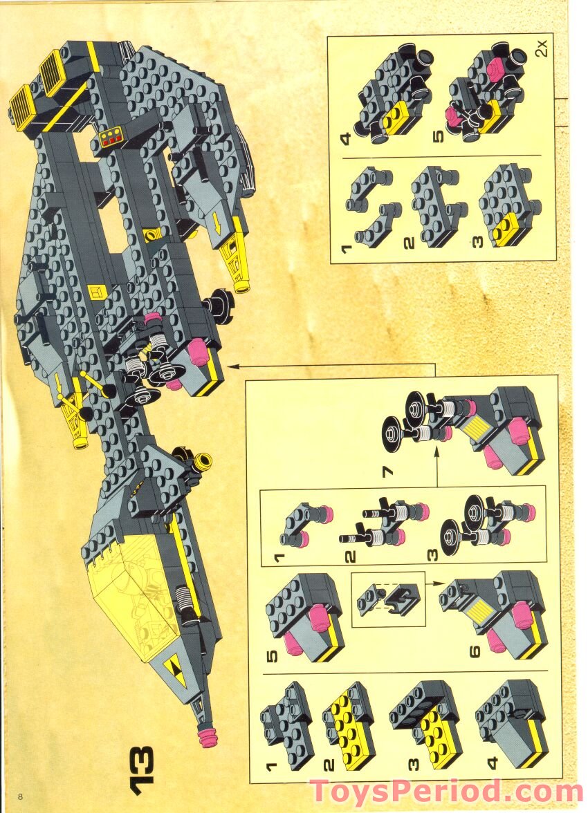 LEGO 6954 Renegade Instructions and Parts List
