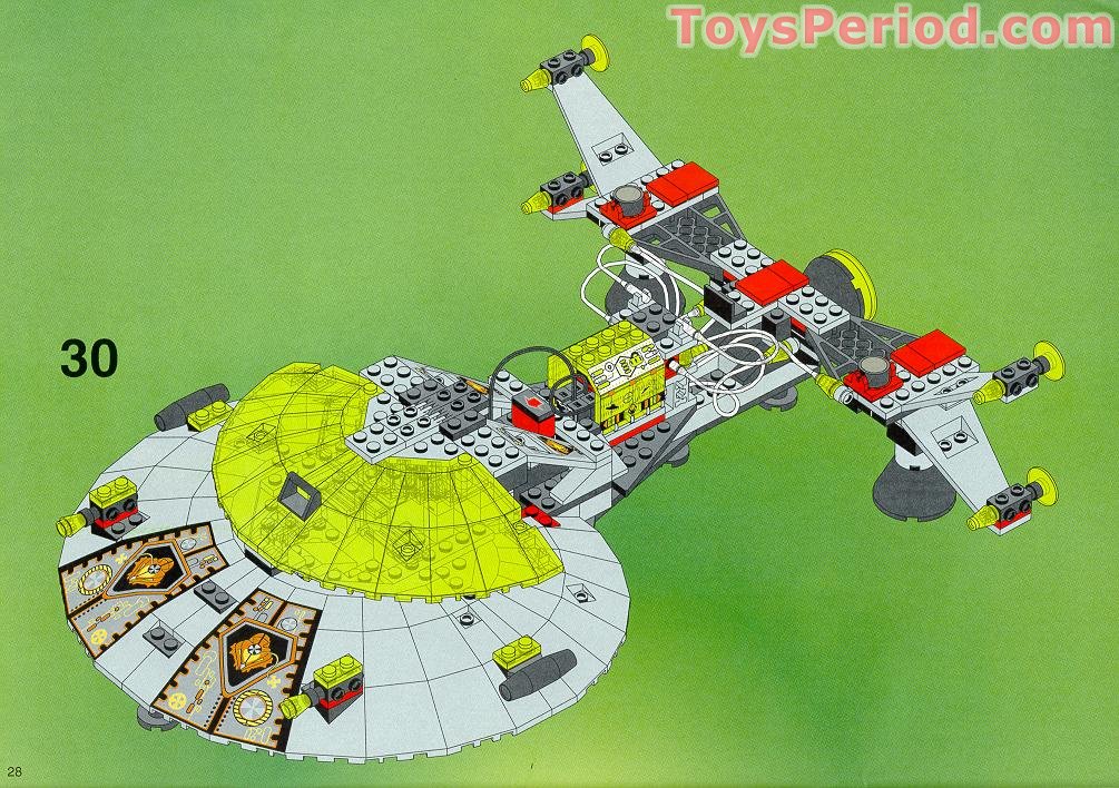 LEGO 6979 Interstellar Starfighter Instructions and Parts List