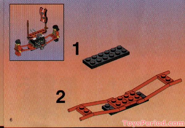 LEGO 6033 Treasure Transport Instructions and Parts List