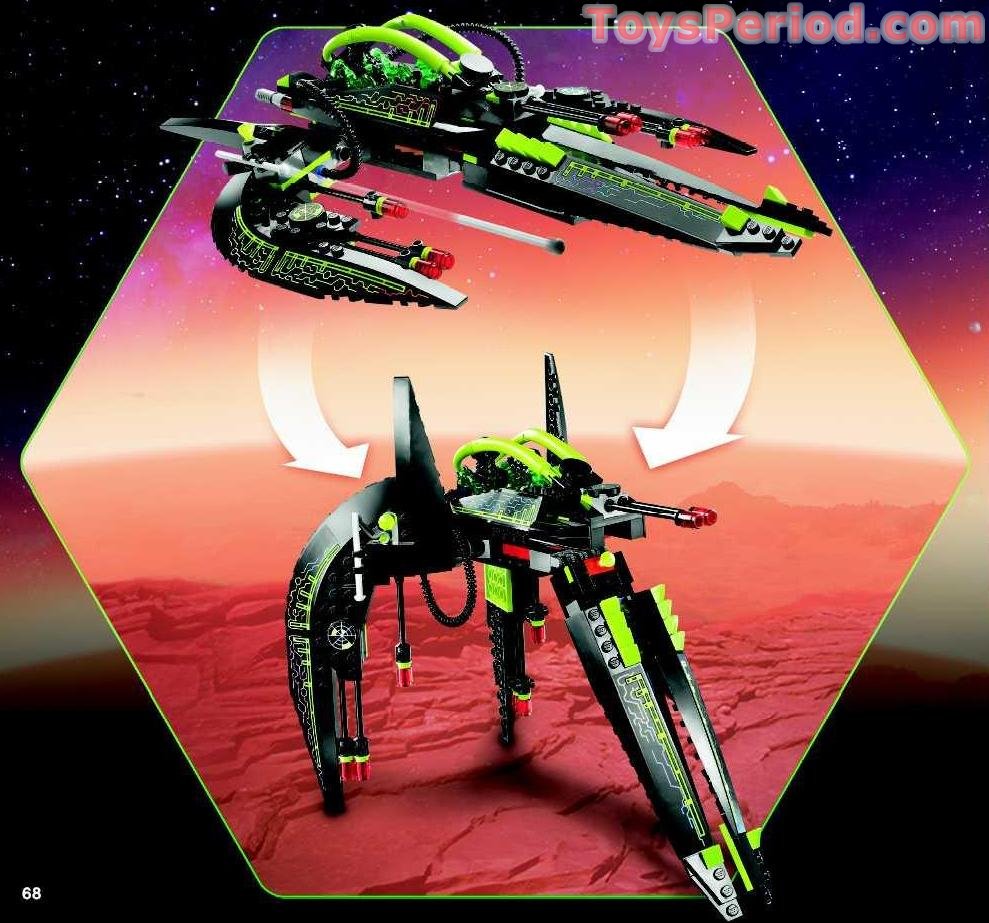 LEGO 7646 ETX Alien Infiltrator Instructions and Parts List