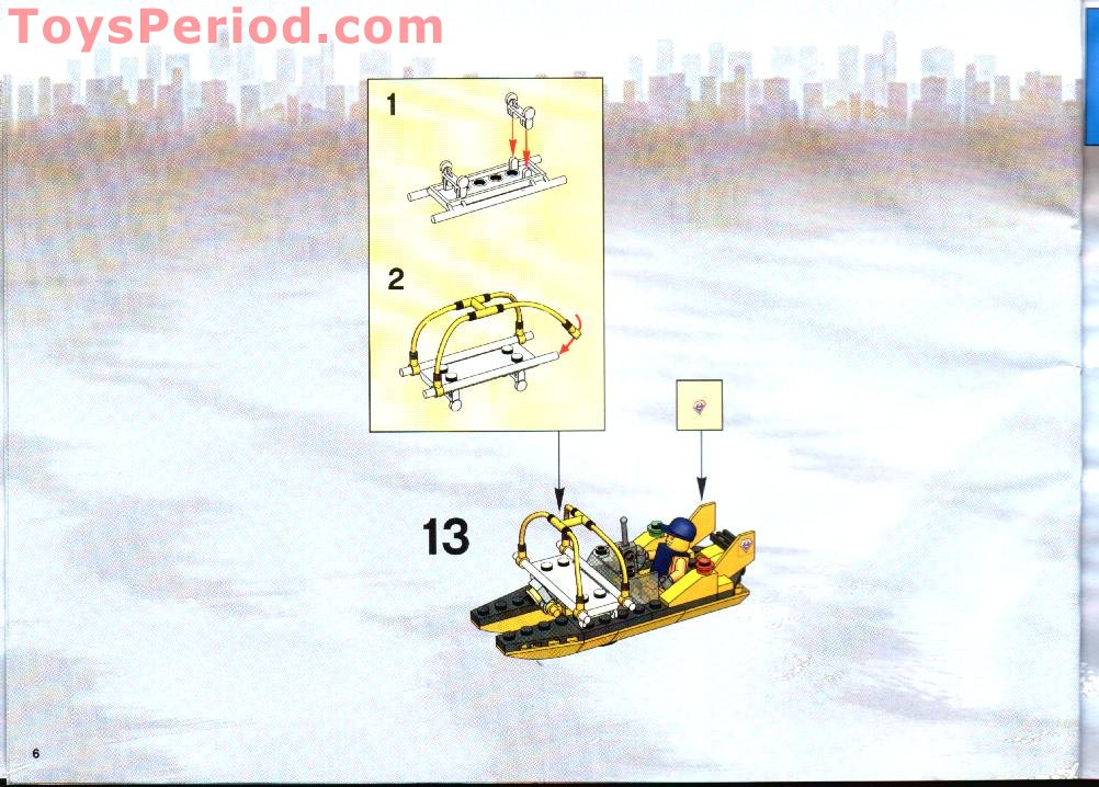LEGO 7047 Coast Watch Hq Instructions and Parts List