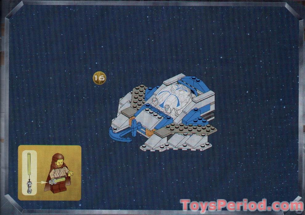 LEGO 7161 Gungan Sub Instructions and Parts List