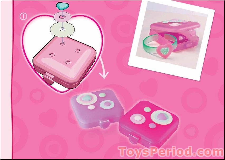 LEGO 7527 Pretty in Pink Beauty Set Instructions and Parts List