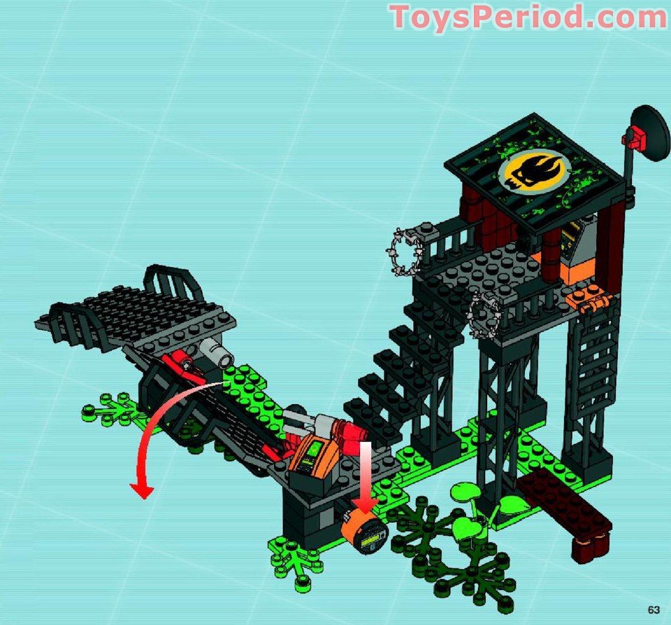 LEGO 8632 Mission 2: Swamp Raid Instructions and Parts List