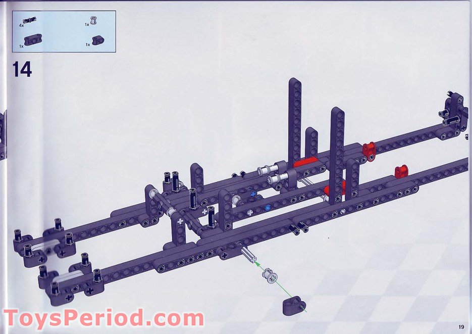 LEGO 8653 Enzo Ferrari 1:10 Instructions and Parts List