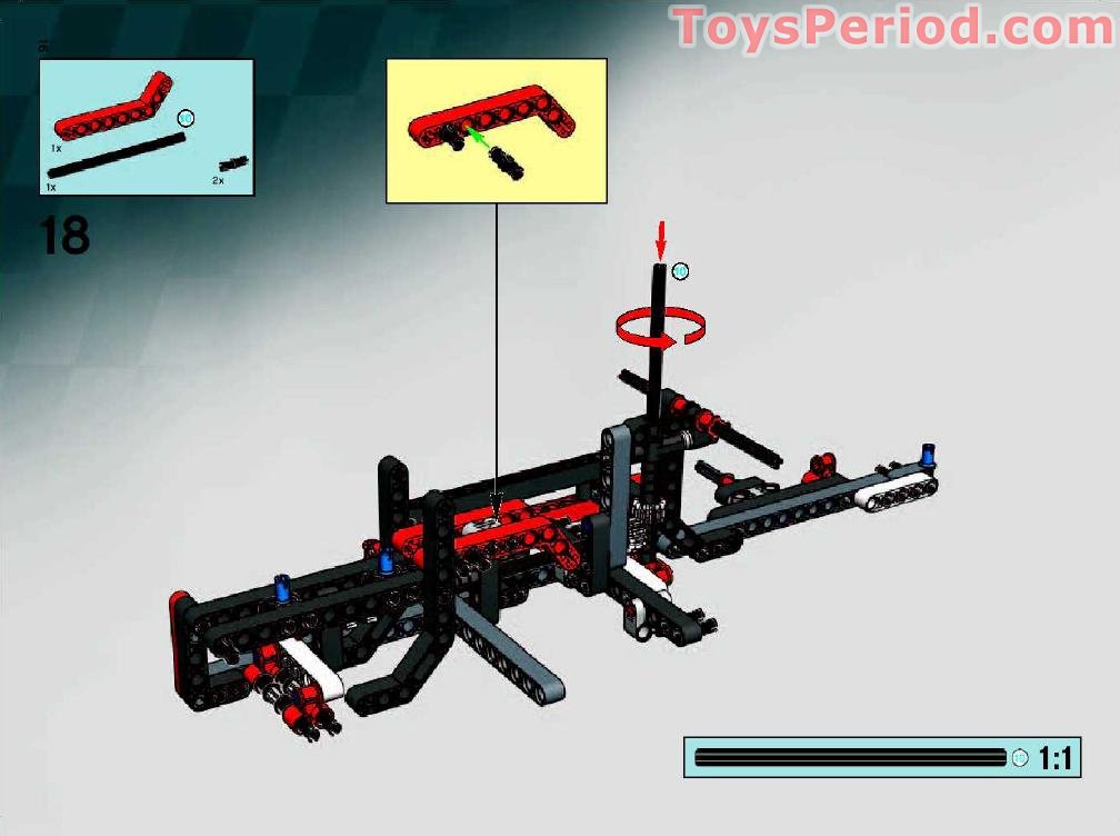 LEGO 8682 Nitro Intimidator Instructions and Parts List