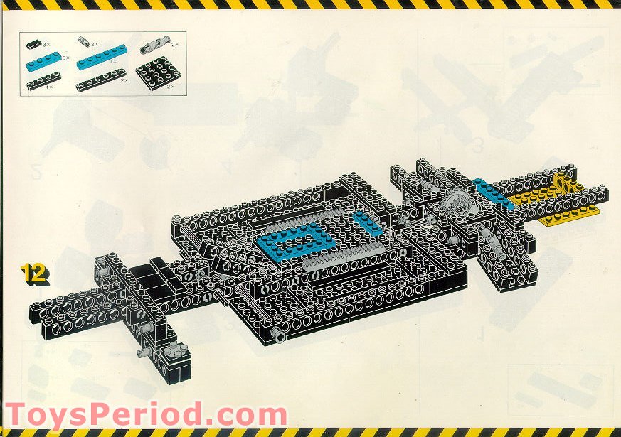 LEGO 8860 Auto Chassis Instructions and Parts List