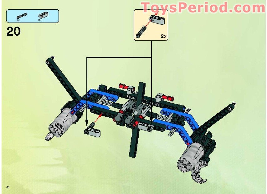 LEGO 8942-1 Jetrax T6 Instructions and Parts List