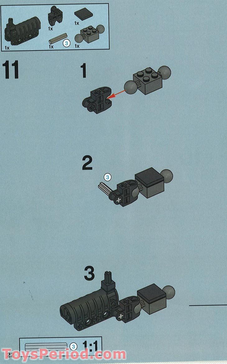 LEGO 8105 Iron Condor Instructions and Parts List