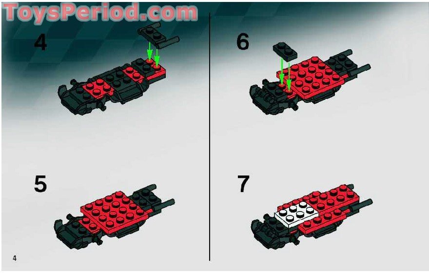 LEGO 8124 Ice Rally Instructions and Parts List