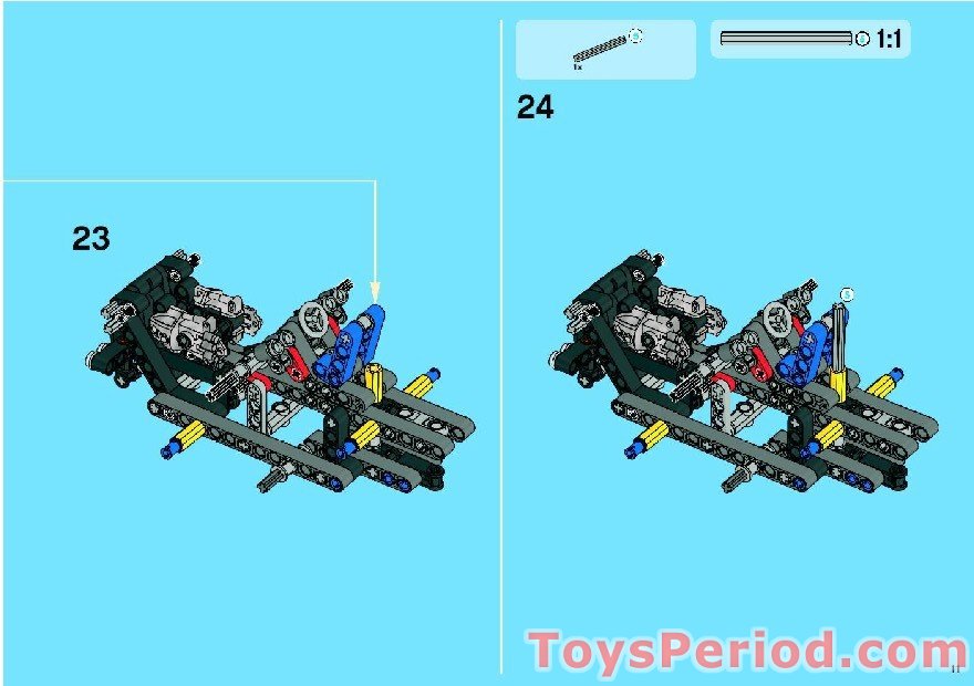 LEGO 8264 Hauler Instructions and Parts List