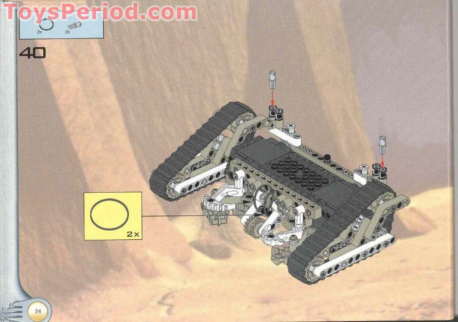 LEGO 8539 Manas Instructions and Parts List