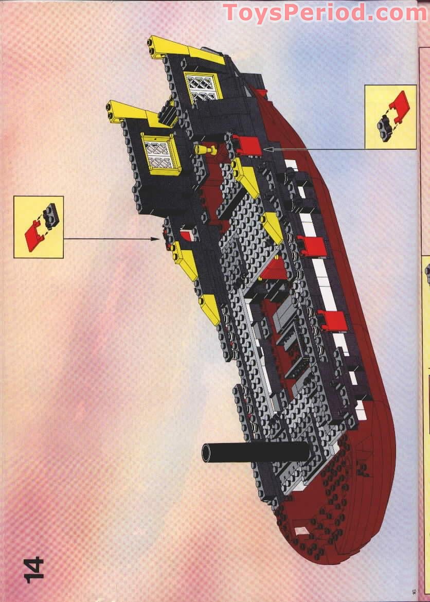 LEGO 6285 Black Seas Barracuda Instructions and Parts List