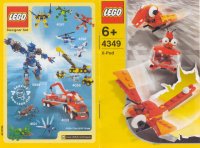 LEGO 4349-1 Wild Pod Instructions and Parts List