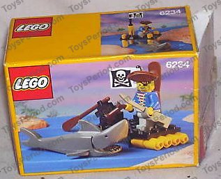 LEGO 6234 Renegade's Raft Instructions and Parts List