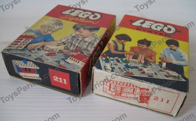 LEGO 211-2 Small House Set Instructions and Parts List