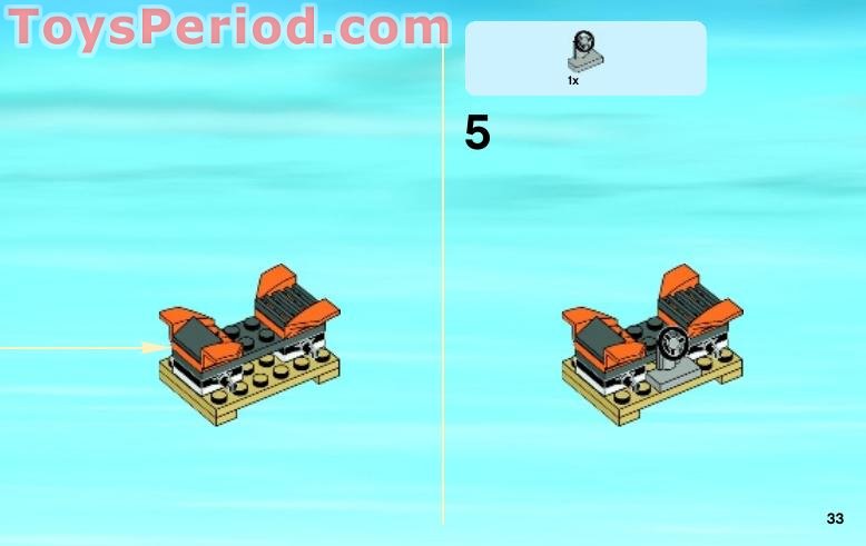 LEGO 60022 Cargo Terminal Instructions and Parts List