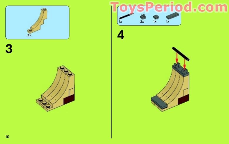 LEGO 79103 Turtle Lair Attack Instructions and Parts List