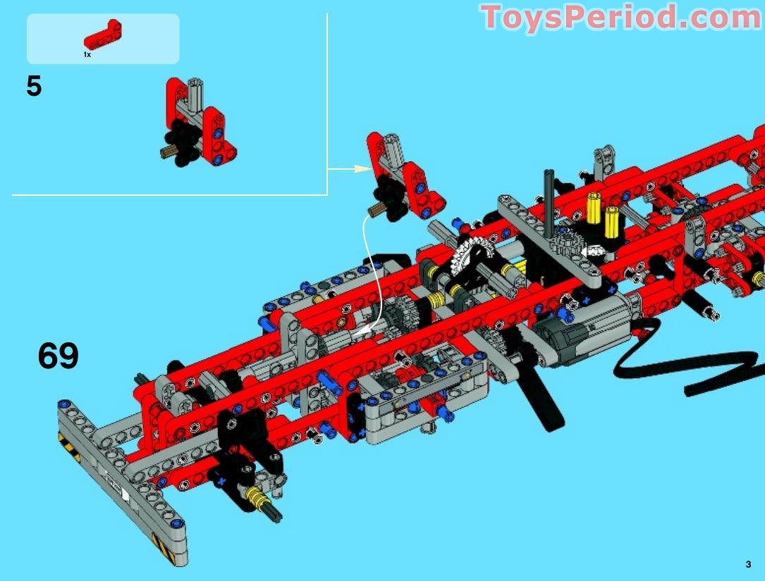 LEGO 9397 Logging Truck Instructions and Parts List