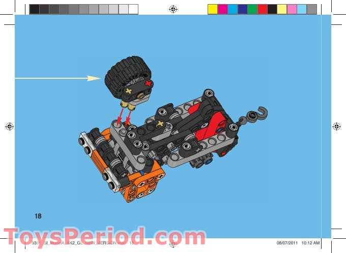 LEGO 9390 Mini Tow Truck Instructions and Parts List