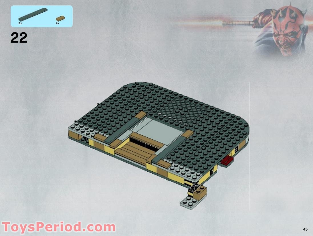 LEGO 9516 Jabba's Palace Instructions and Parts List