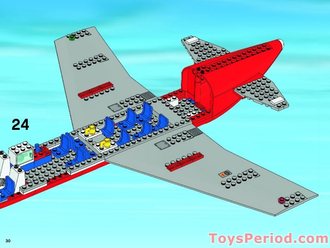LEGO 3182 Airport Instructions and Parts List