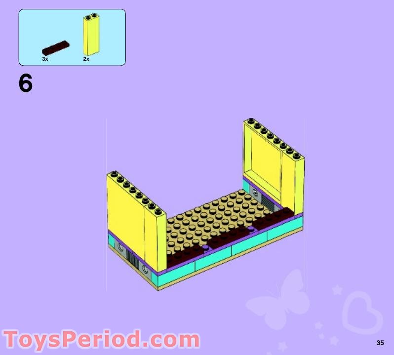 LEGO 41005 Heartlake High Instructions and Parts List