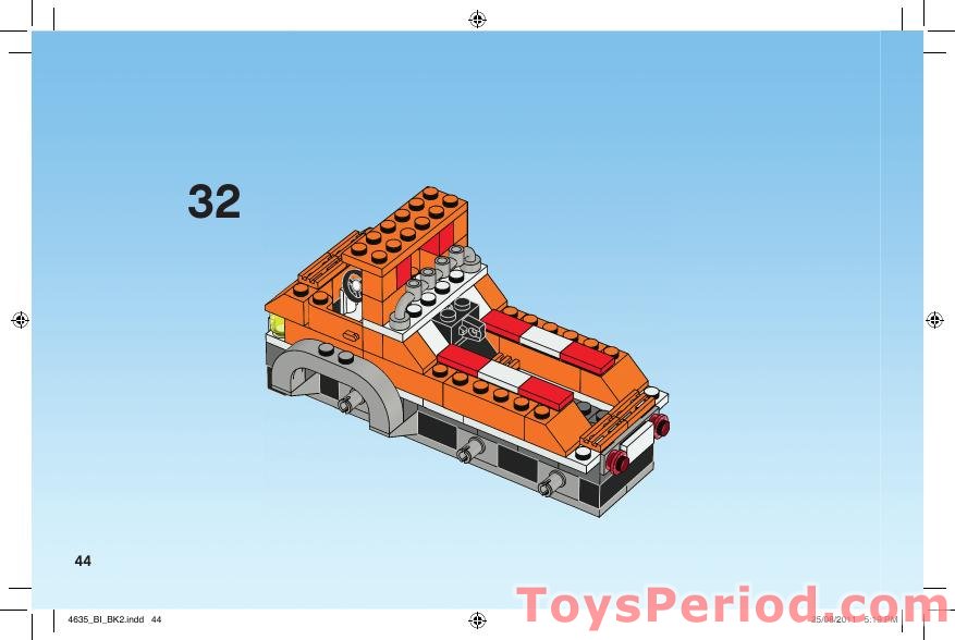 LEGO 4635 Fun with Vehicles Instructions and Parts List